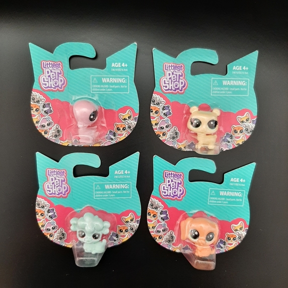 Hasbro | Other | Littlest Pet Shop Mini Pet Figures Set Of 4 Hasbro ...